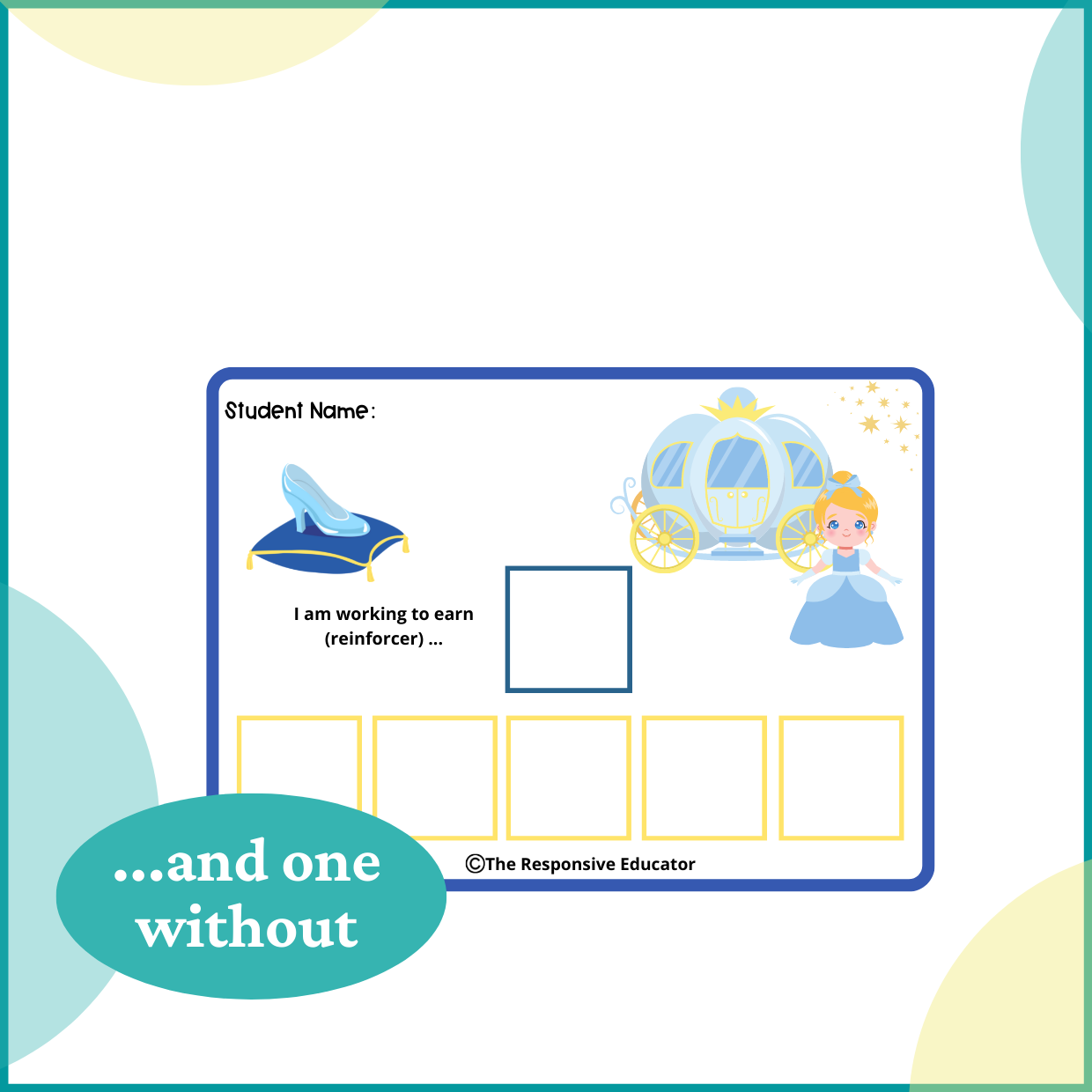 Cinderella Token Board | Made By Teachers