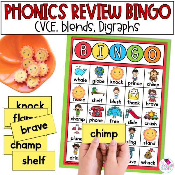 Phonics Games - BINGO - CVCE - Blends - Digraphs | Made By Teachers