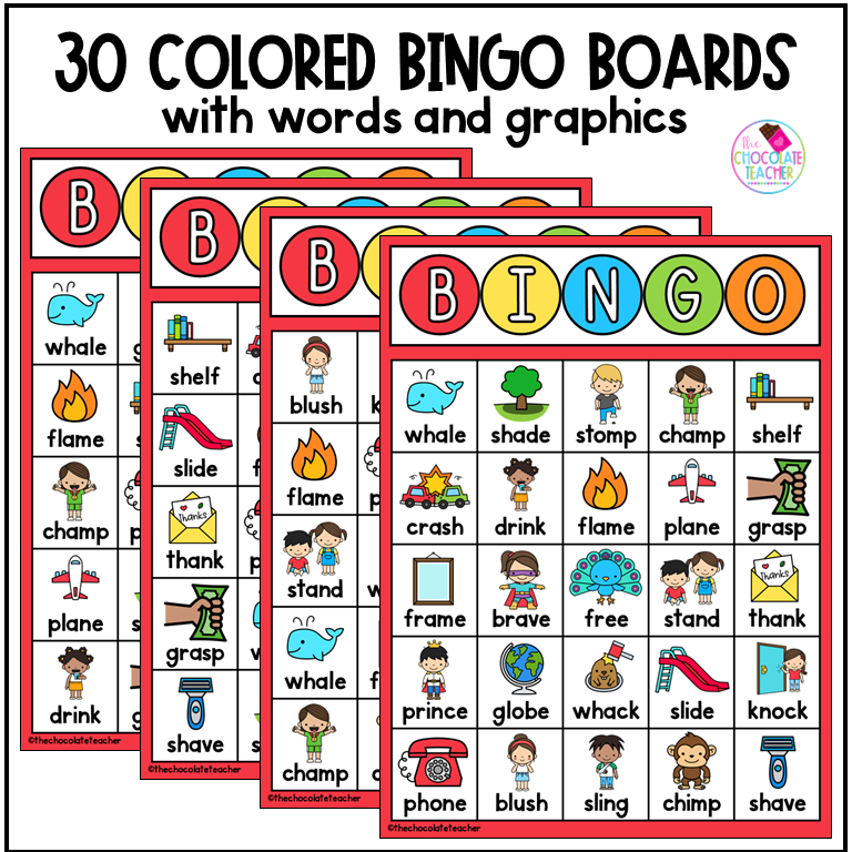 Phonics Games - BINGO - CVCE - Blends - Digraphs | Made By Teachers