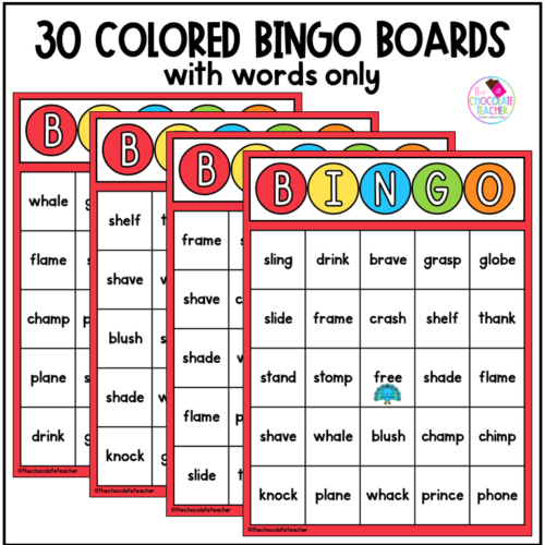 Phonics Games - BINGO - CVCE - Blends - Digraphs | Made By Teachers