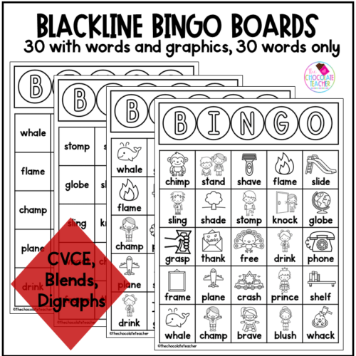 Phonics Games - BINGO - CVCE - Blends - Digraphs | Made By Teachers