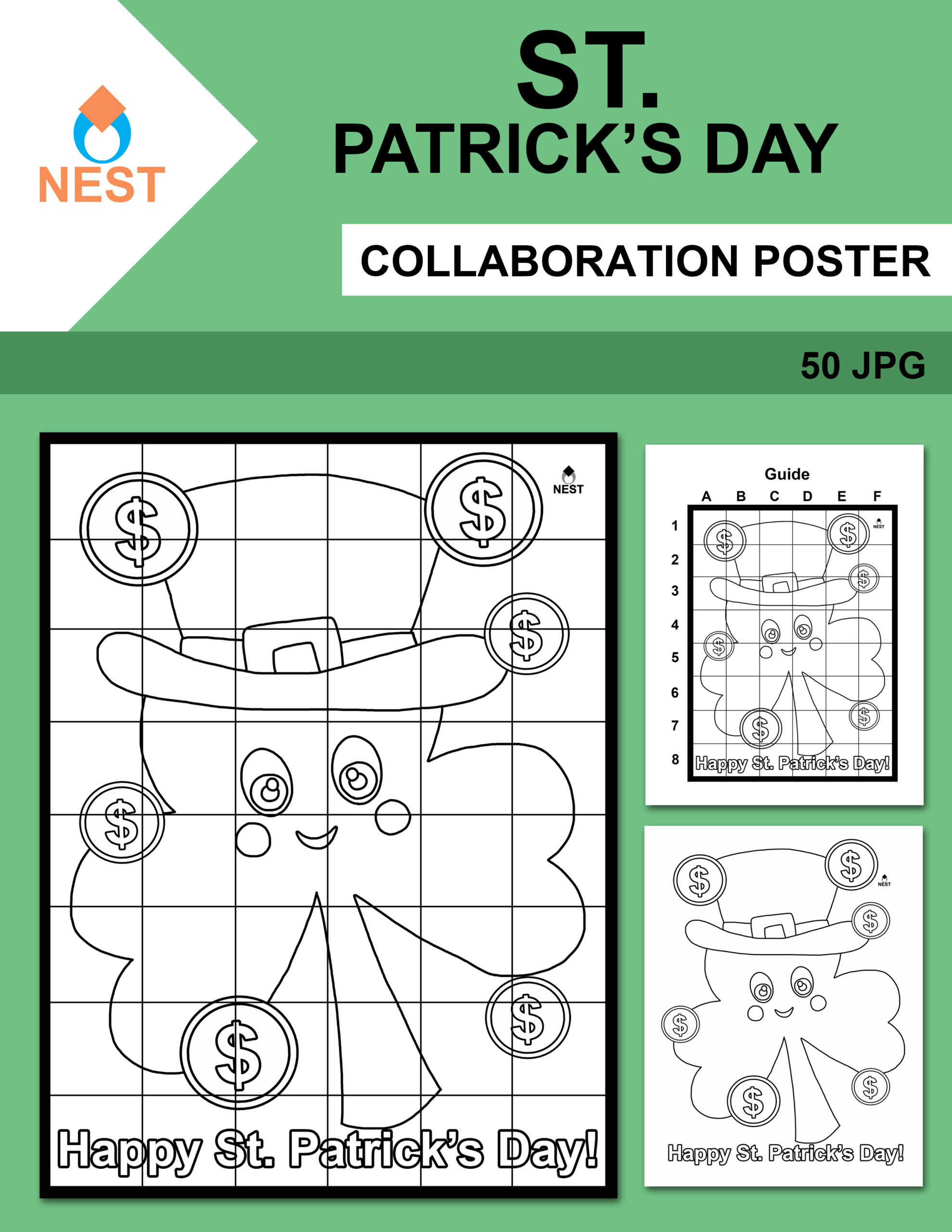 St. Patrick's Collaboration Poster | Made By Teachers