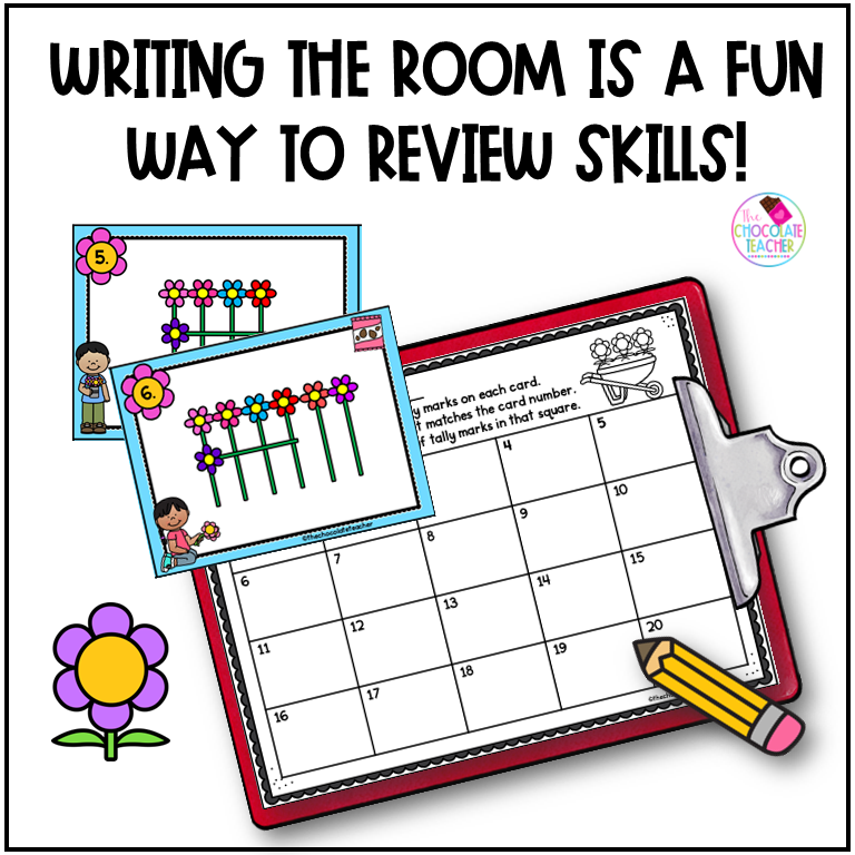 Tally Marks - Numbers 1-20 - Math Write the Room - Free | Made By Teachers