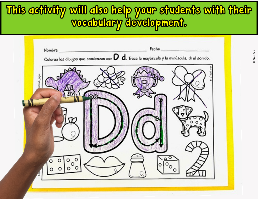 Colorea el sonido inicial | Made By Teachers