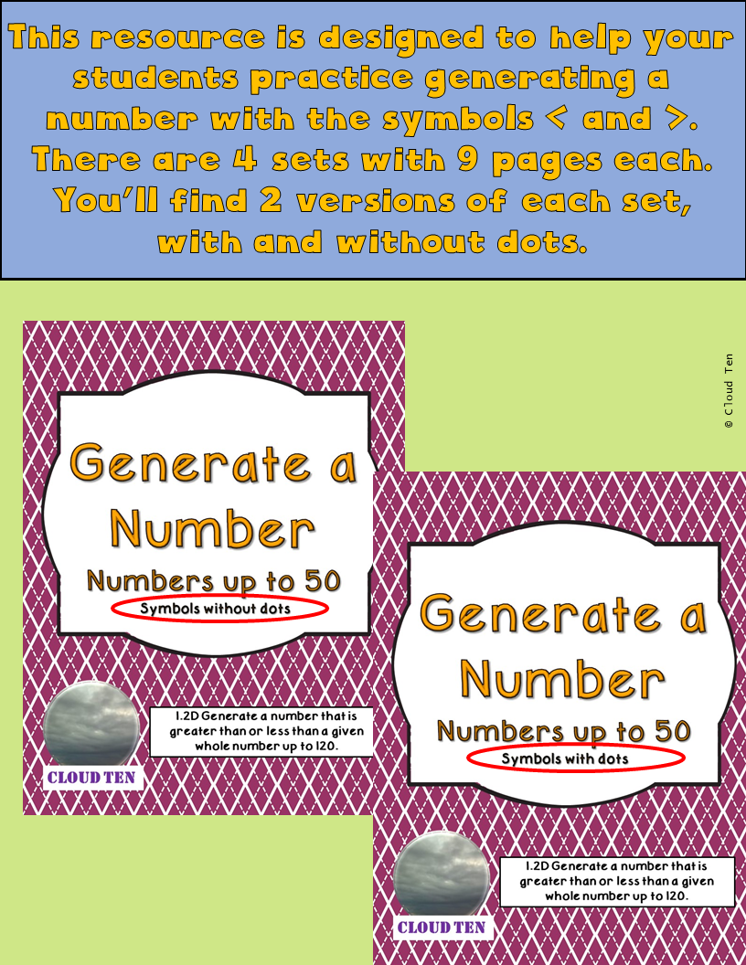 Generate a number with symbols | Made By Teachers