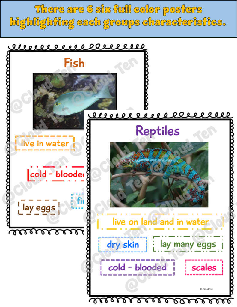Animal characteristics in Google Slides ™ bundle | Made By Teachers