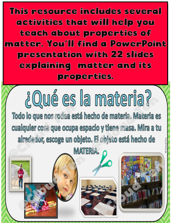 Las propiedades de la materia | Made By Teachers