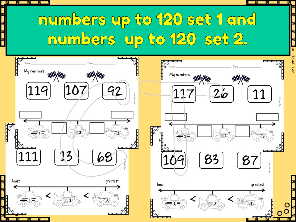 Order numbers on an open number line | Made By Teachers