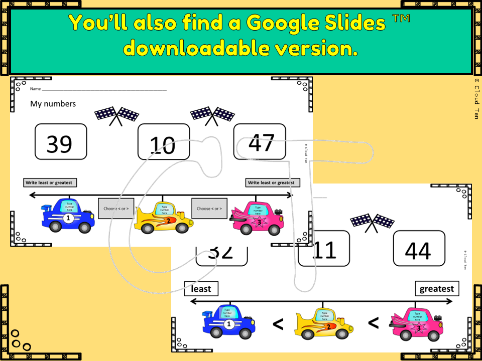 Order numbers on an open number line | Made By Teachers