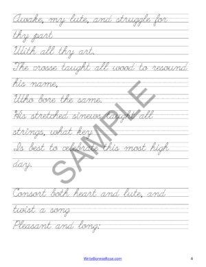 Easter Poetry Cursive Copywork | Made By Teachers