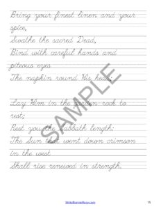 Easter Poetry Cursive Copywork | Made By Teachers