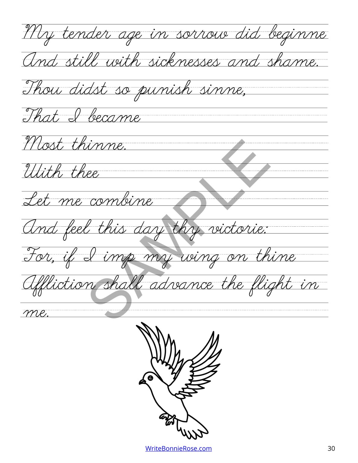 Easter Poetry Cursive Copywork | Made By Teachers