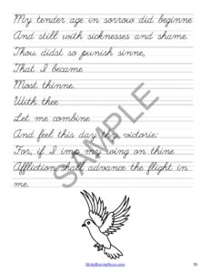 Easter Poetry Cursive Copywork | Made By Teachers