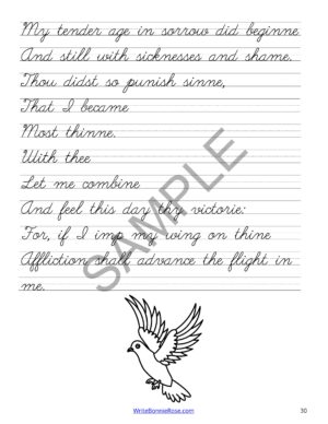 Easter Poetry Cursive Copywork | Made By Teachers