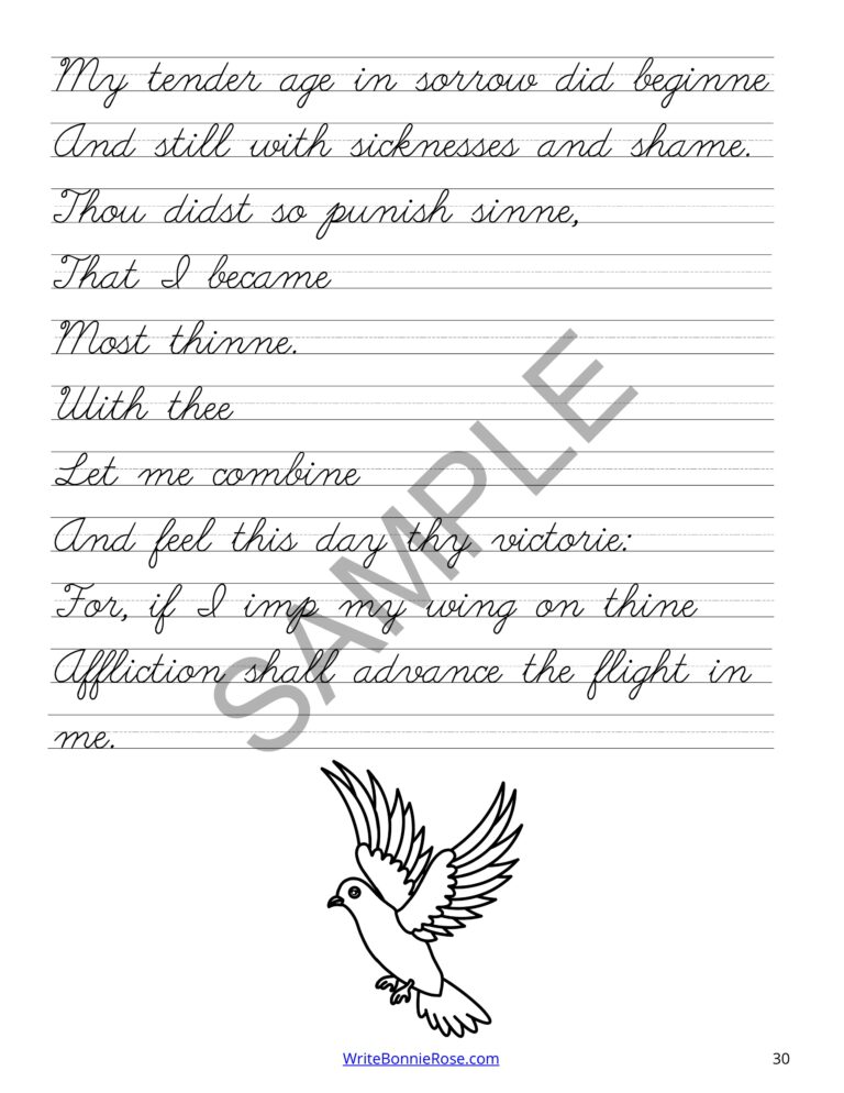 Easter Poetry Cursive Copywork | Made By Teachers