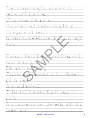 Easter Poetry Print Copywork | Made By Teachers