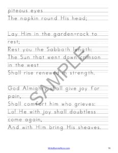 Easter Poetry Print Copywork | Made By Teachers