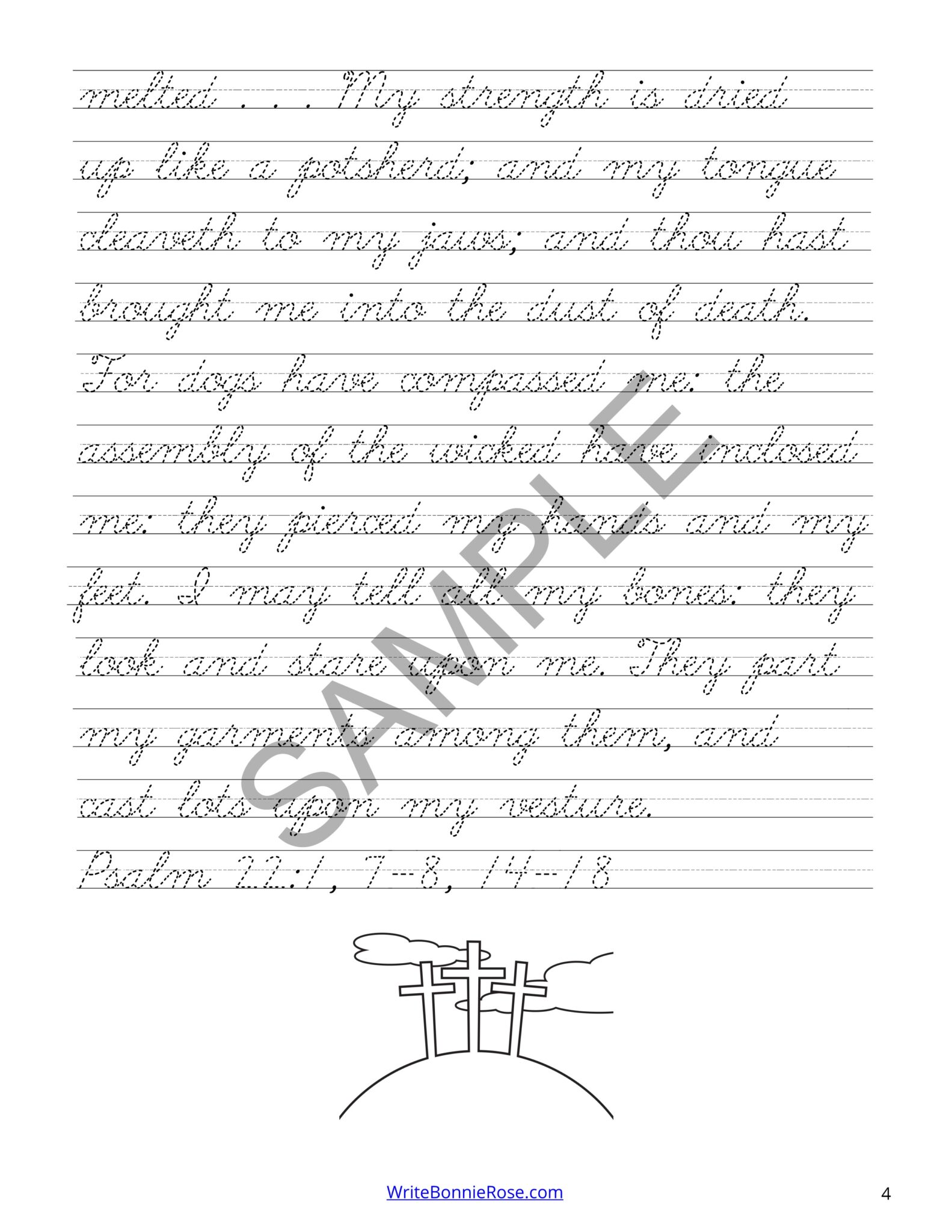 Prophecies of Easter Cursive Copywork | Made By Teachers