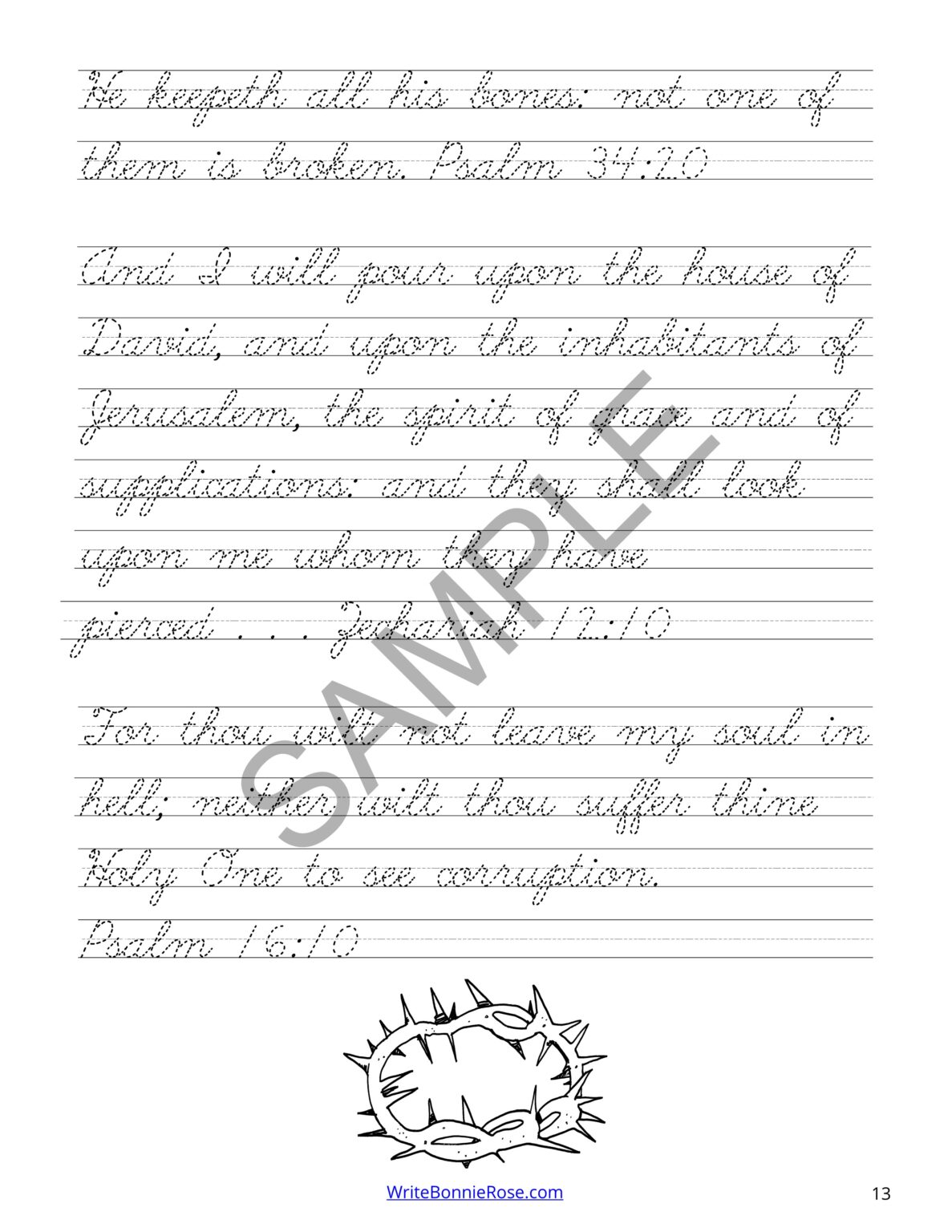 Prophecies of Easter Cursive Copywork | Made By Teachers