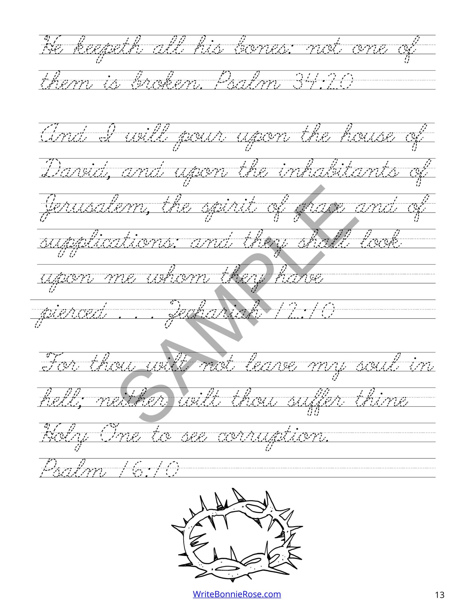 Prophecies of Easter Cursive Copywork | Made By Teachers