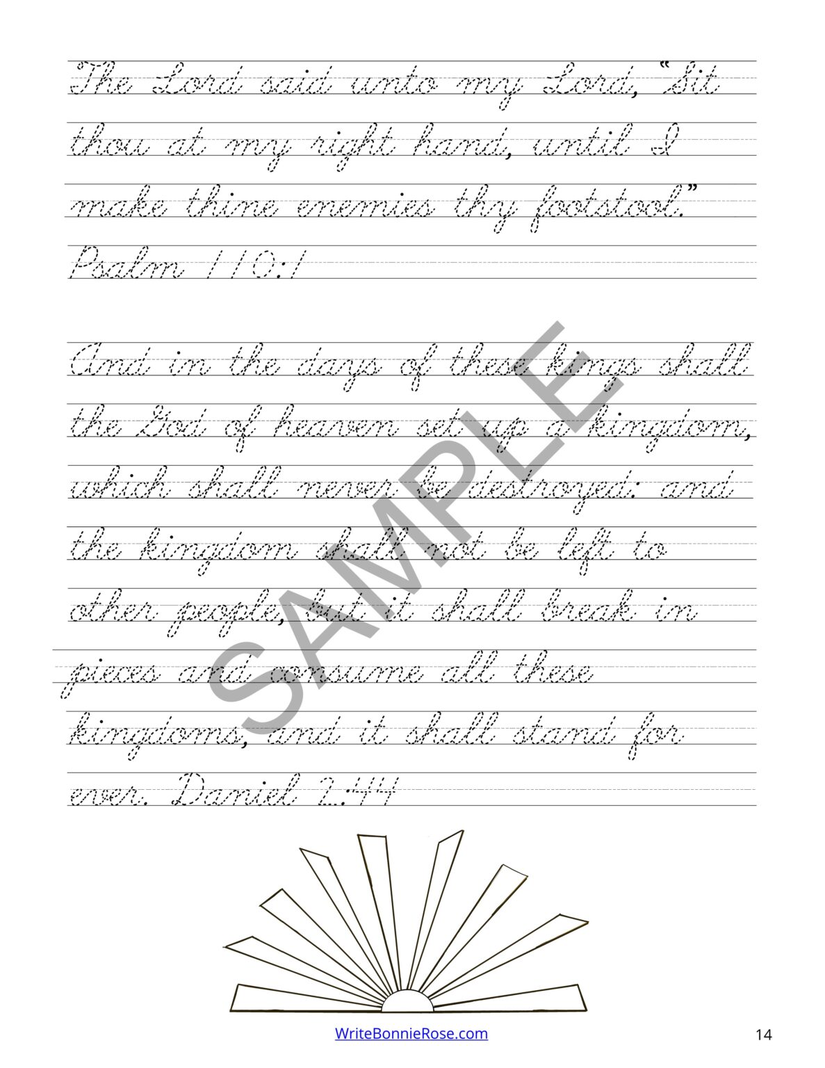 Prophecies of Easter Cursive Copywork | Made By Teachers