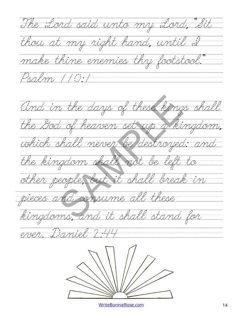 Prophecies of Easter Cursive Copywork | Made By Teachers