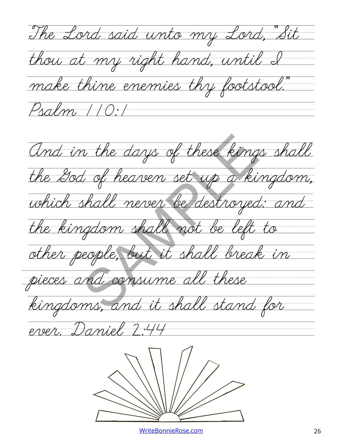 Prophecies of Easter Cursive Copywork | Made By Teachers