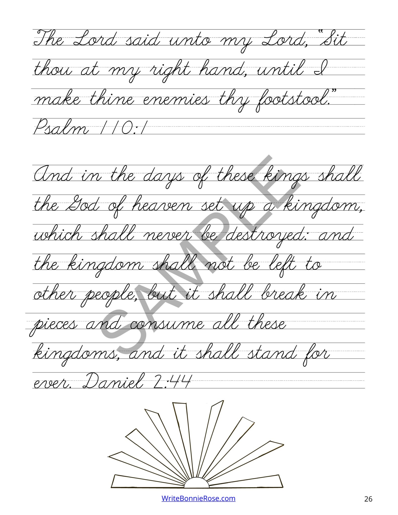 Prophecies of Easter Cursive Copywork | Made By Teachers
