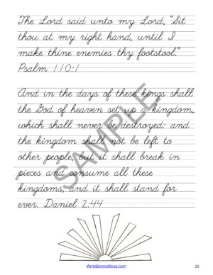 Prophecies of Easter Cursive Copywork | Made By Teachers