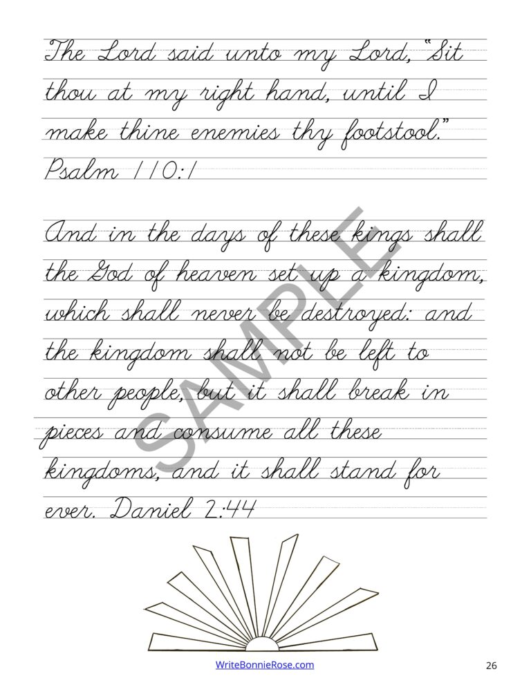 Prophecies of Easter Cursive Copywork | Made By Teachers