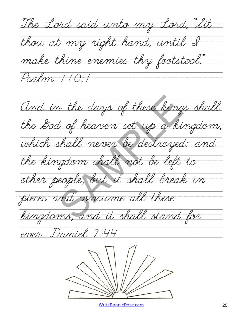 Prophecies of Easter Cursive Copywork | Made By Teachers