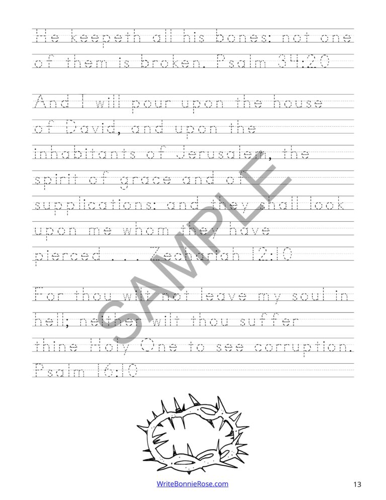 Prophecies of Easter Print Copywork | Made By Teachers