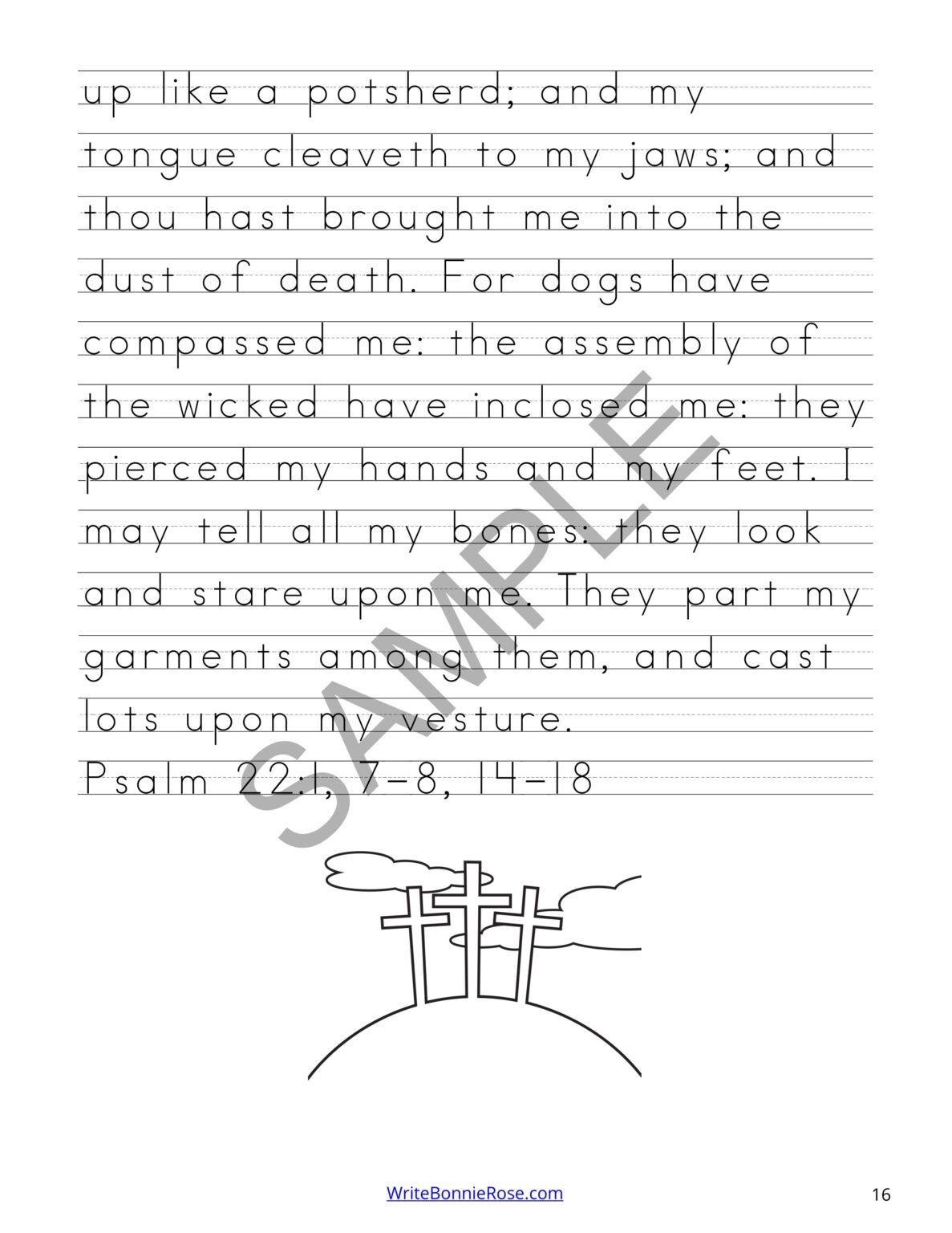 Prophecies of Easter Print Copywork | Made By Teachers