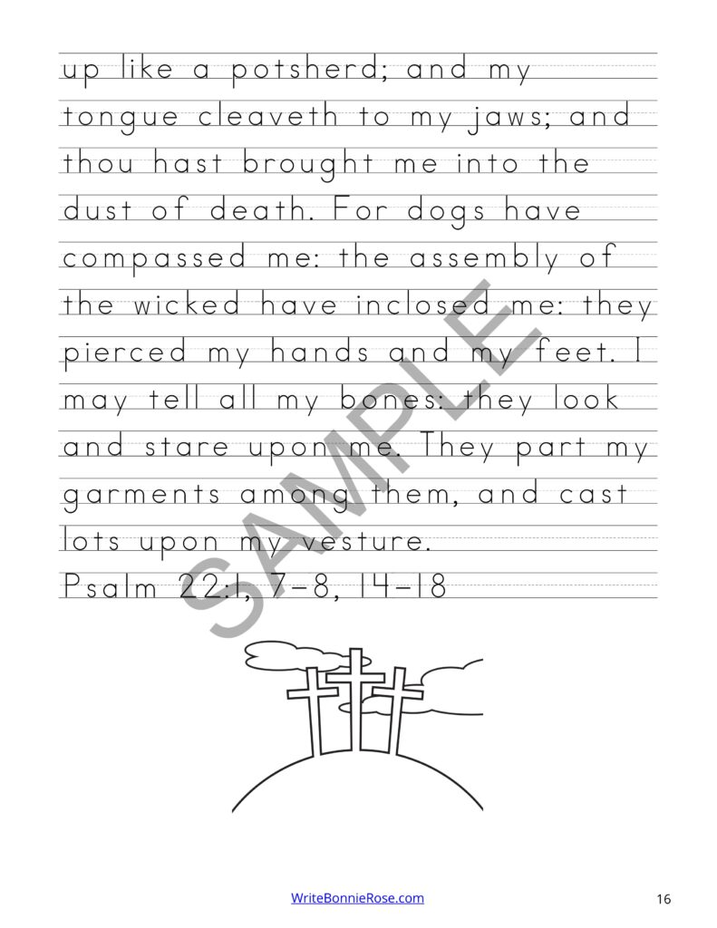 Prophecies of Easter Print Copywork | Made By Teachers