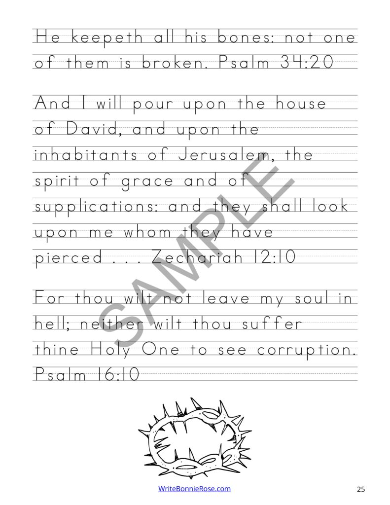 Prophecies of Easter Print Copywork | Made By Teachers