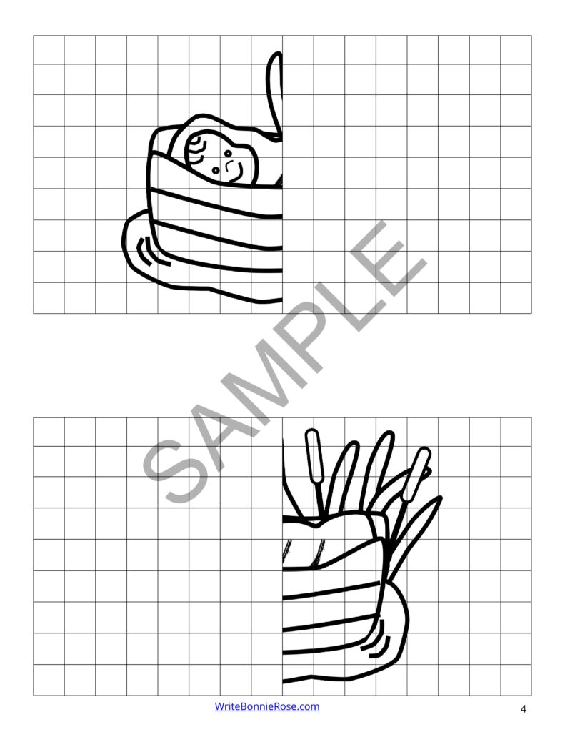 Draw & Explore Bible for Kids: Life of Moses | Made By Teachers