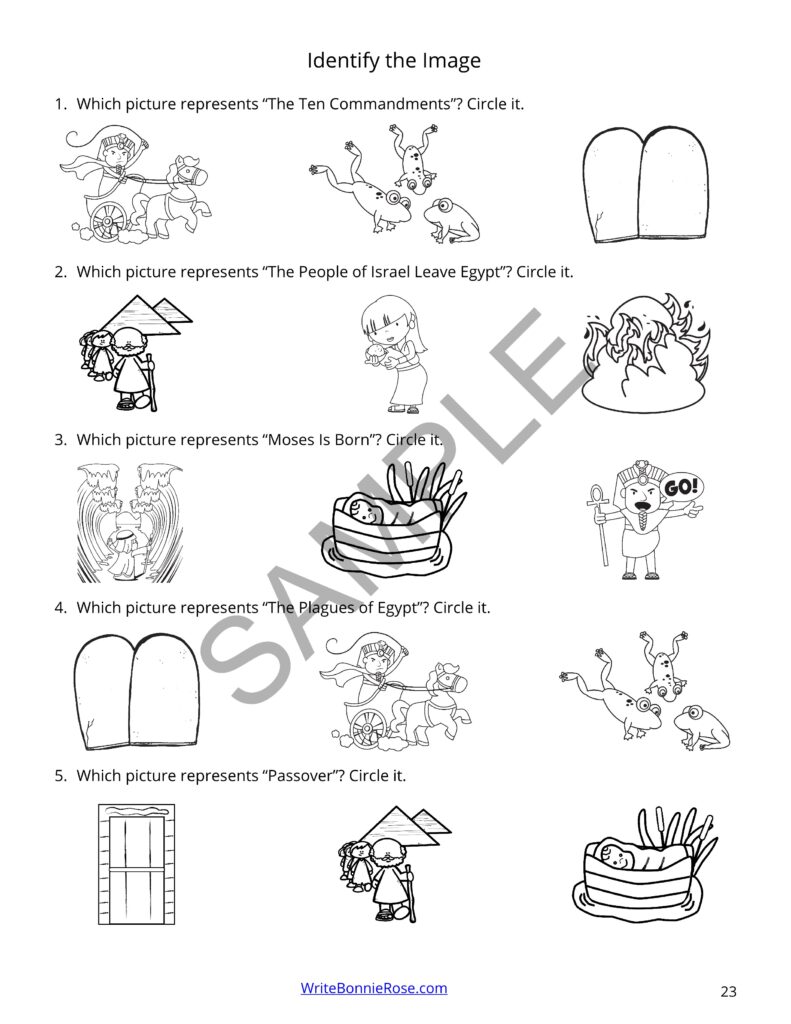 Draw & Explore Bible for Kids: Life of Moses | Made By Teachers