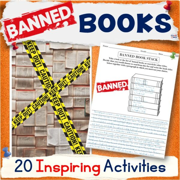 Banned Books Activities - Reading Project, Creative Worksheets | Made ...
