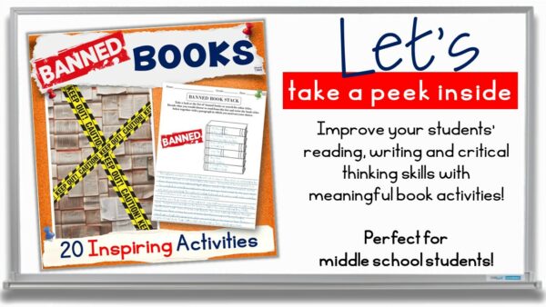 Banned Books Activities - Reading Project, Creative Worksheets | Made ...