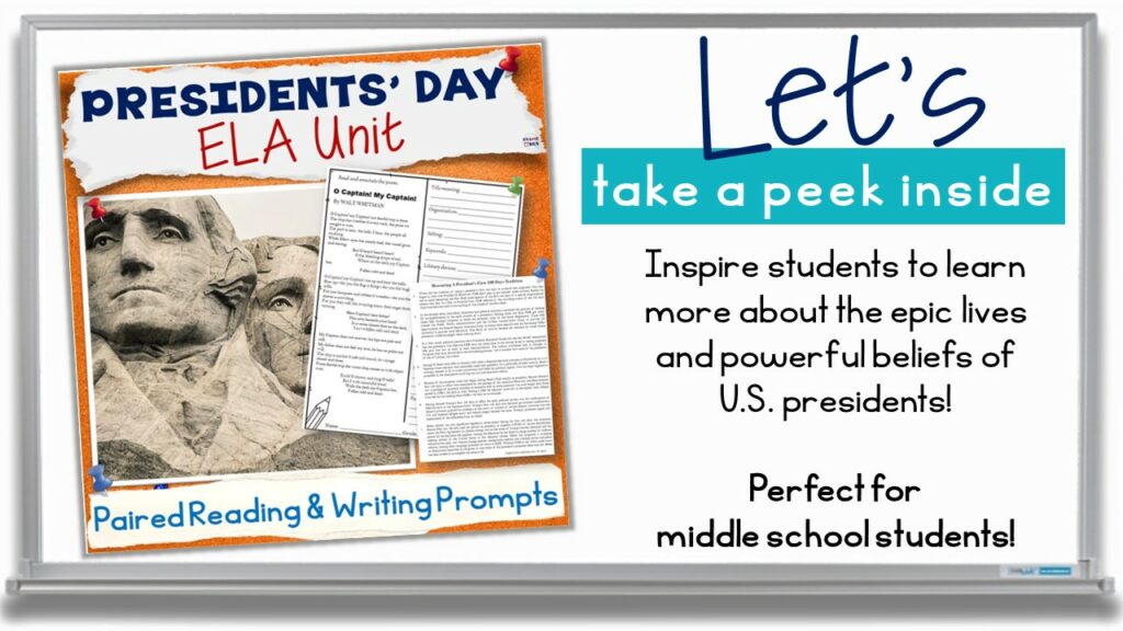 Presidents' Day Unit - Paired Reading Texts, Activities, Writing ...
