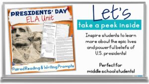Presidents' Day Unit - Paired Reading Texts, Activities, Writing ...