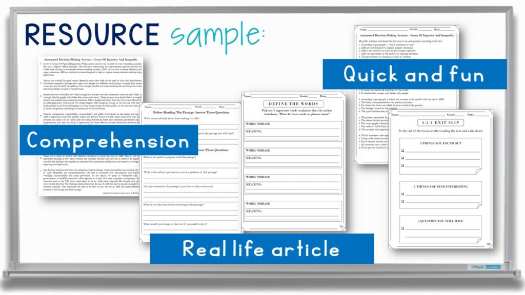 Dystopia Unit - Paired Reading Activities and Prompts - Dystopian ...