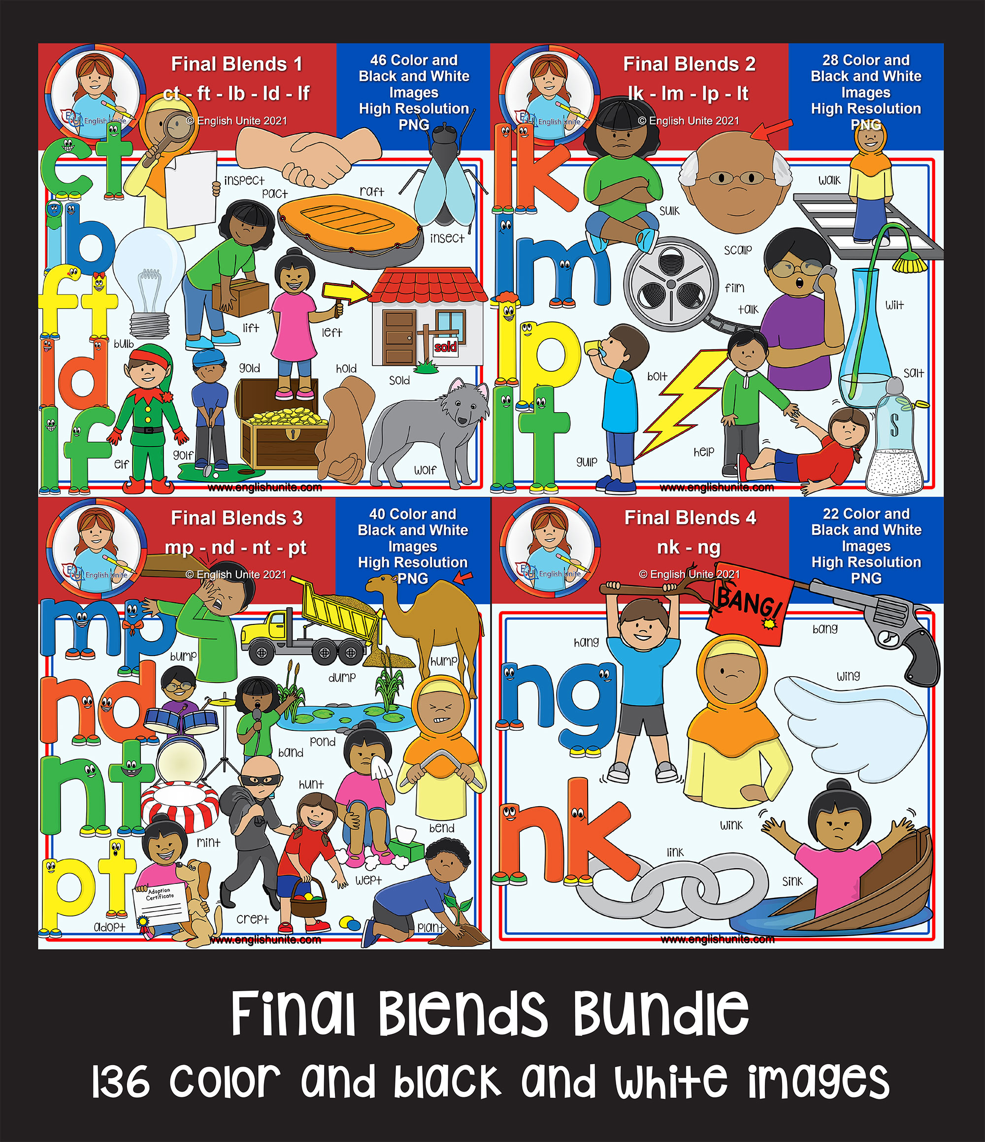 Clip Art - Final Blends Bundle | Made By Teachers