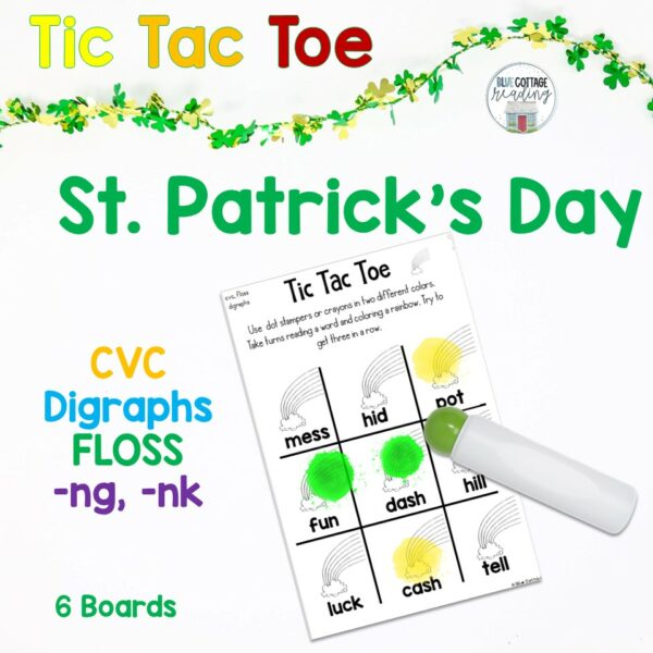 St. Patrick's Day Tic Tac Toe | Made By Teachers