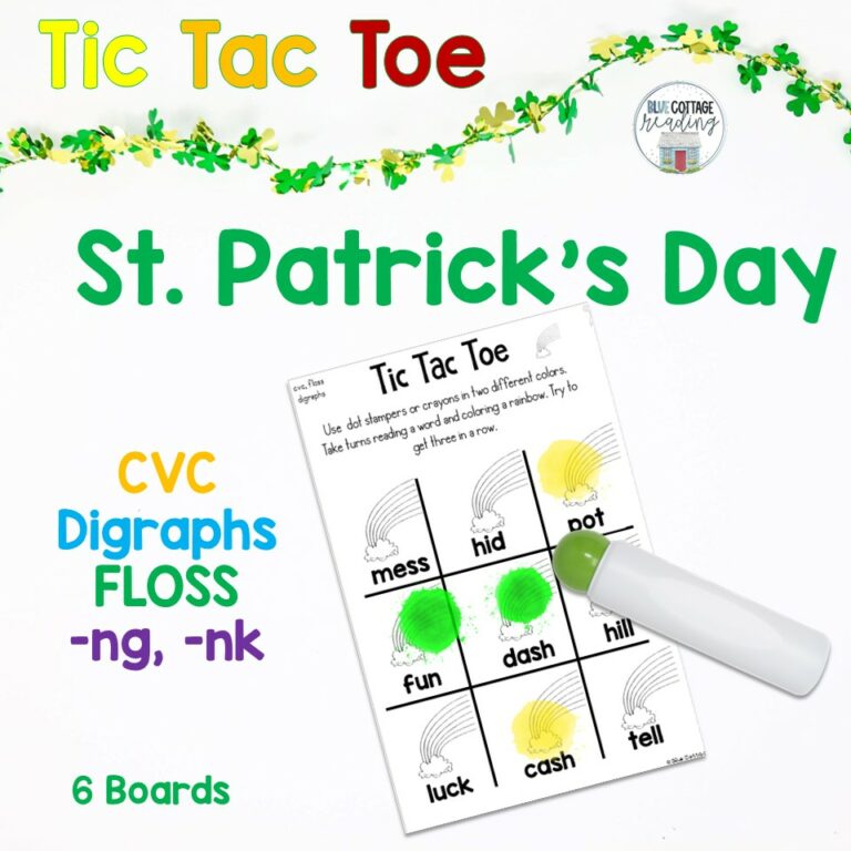 St. Patrick's Day Tic Tac Toe | Made By Teachers