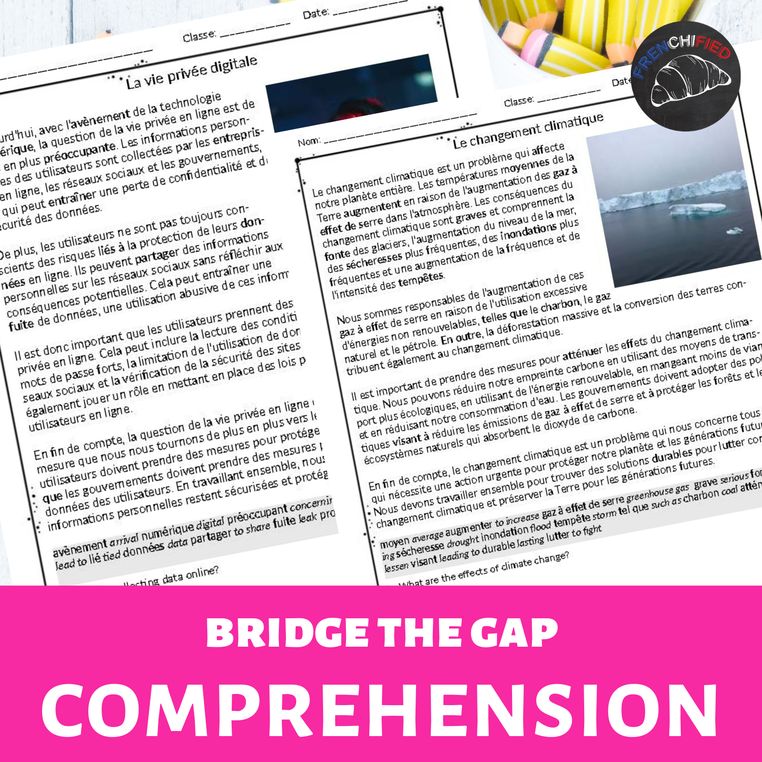 Short French reading passages - Bundle #4 | Made By Teachers