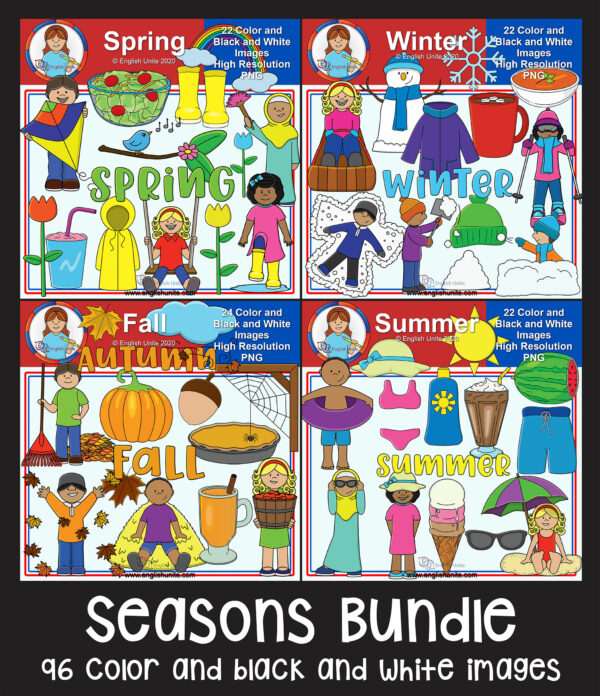 Clip Art - Seasons Bundle | Made By Teachers