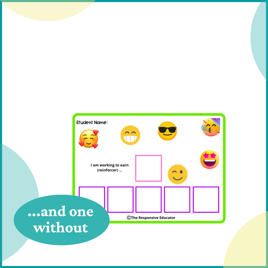 Emojis Token Board | Made By Teachers