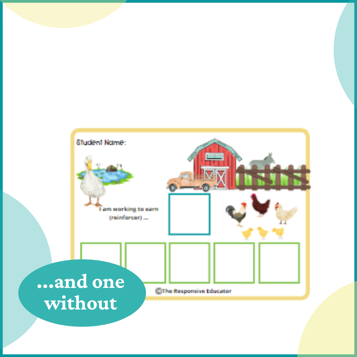 Farm Token Board | Made By Teachers