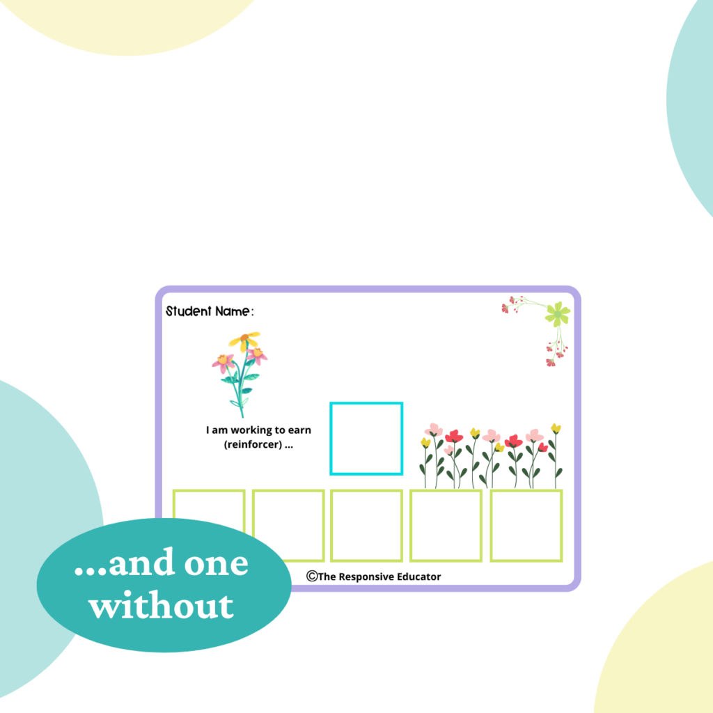 Flowers Token Board | Made By Teachers